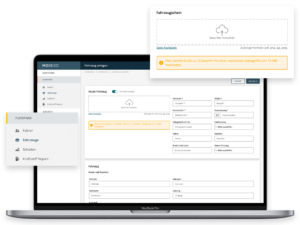 Fahrzeuge managen - Mobexo Fuhrparkmanagement Software